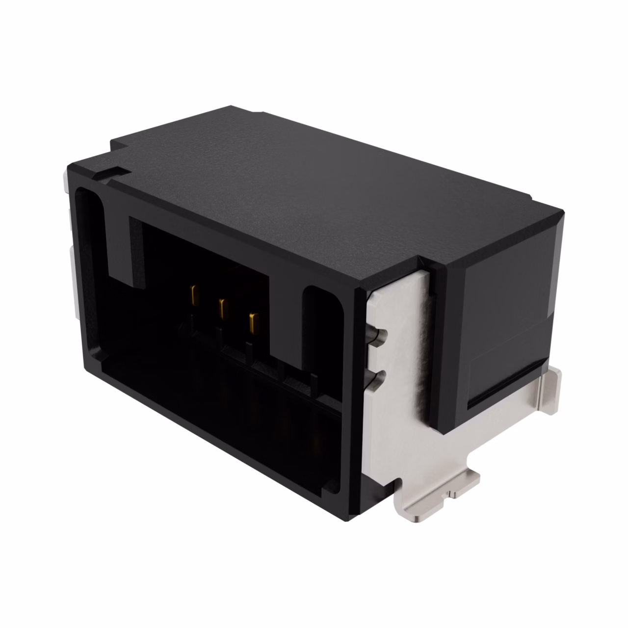 1.00mm Pitch, Rely-On PCB Header, Single Row, Right-Angle, Surface Mount, 0.38µm Gold (Au) Plating, Inner Positive Lock, 7 Circuits, Black for sale