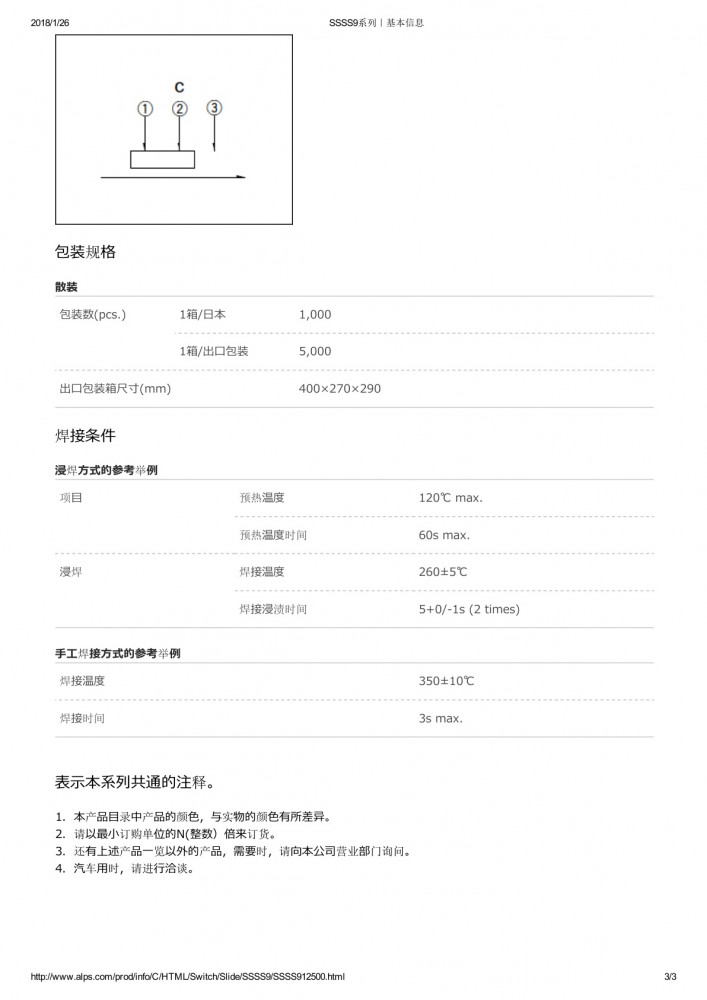 SSSS912500 circuit diagram and soldering reference