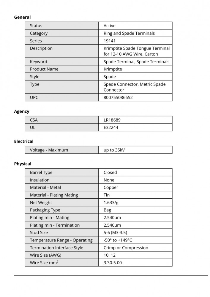 MOLEX 191410081 product document image 2