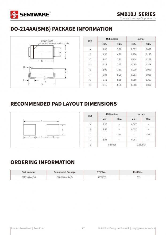 SMB10J18CA datasheet page 6