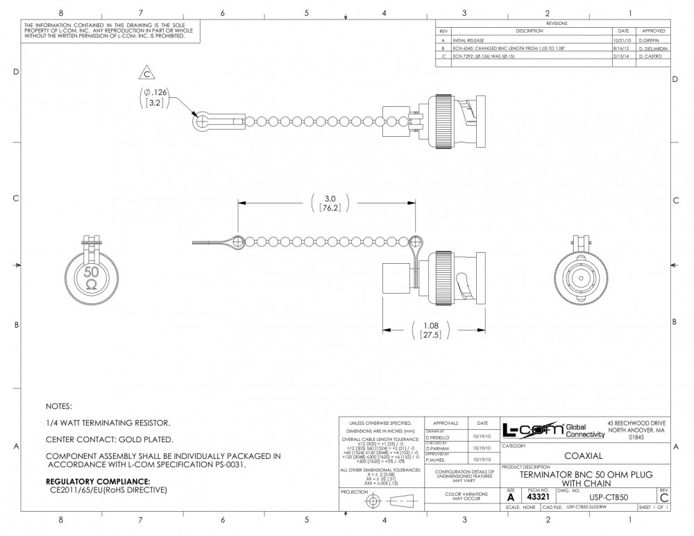 USP-CTB50 technical document preview