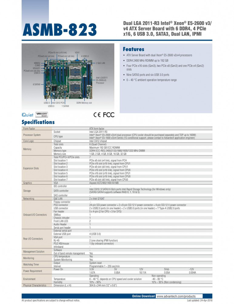 ASMB-823I-00A1E technical datasheet page 1