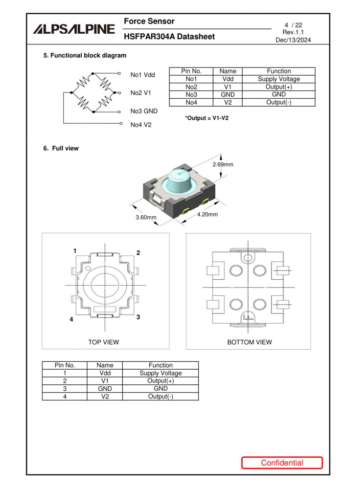 HSFPAR304A datasheet page 4