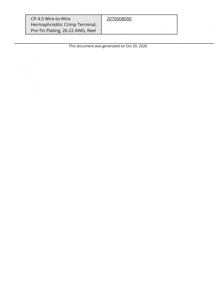 Molex 2037027700 tooling document page 3