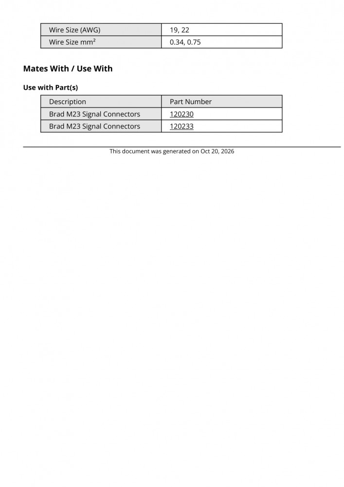 Technical document page 3 for Molex 1552109021