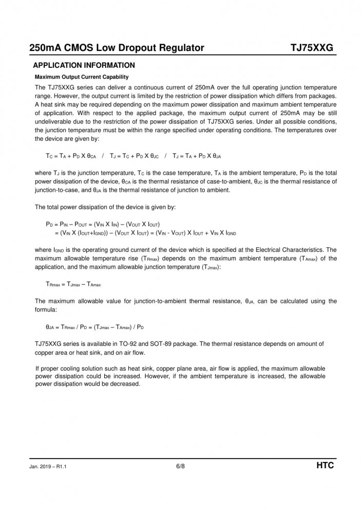 HTC TJ75XXG datasheet page 6