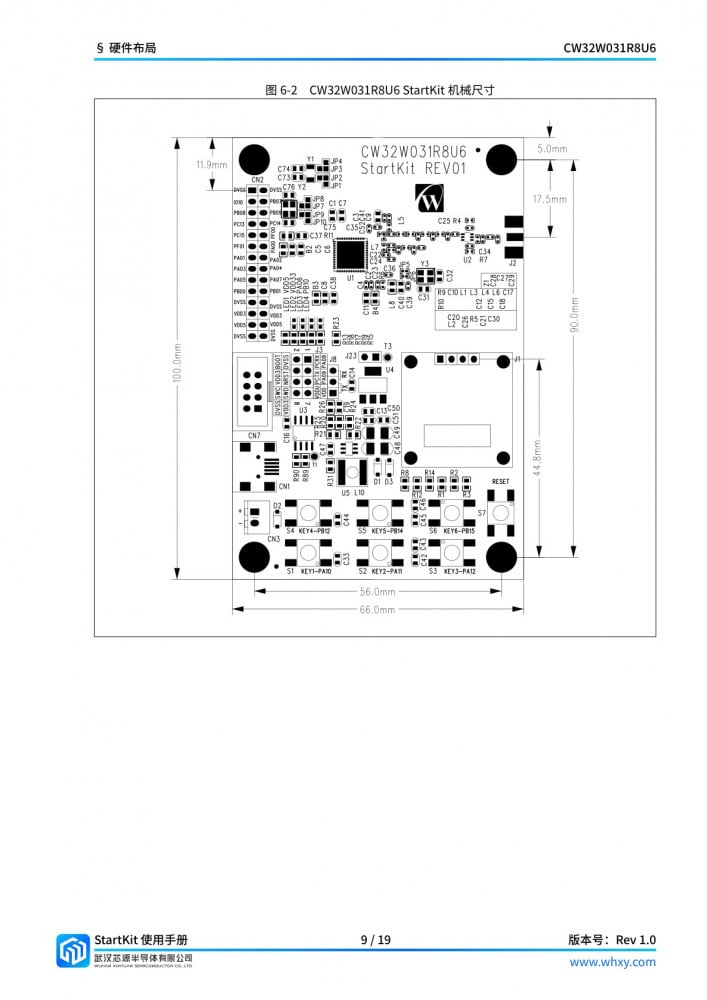 CW32W031R8U6 StartKit manual page 10