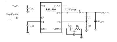 RT7243 - 6A, 18V, Synchronous Step-Down Converter