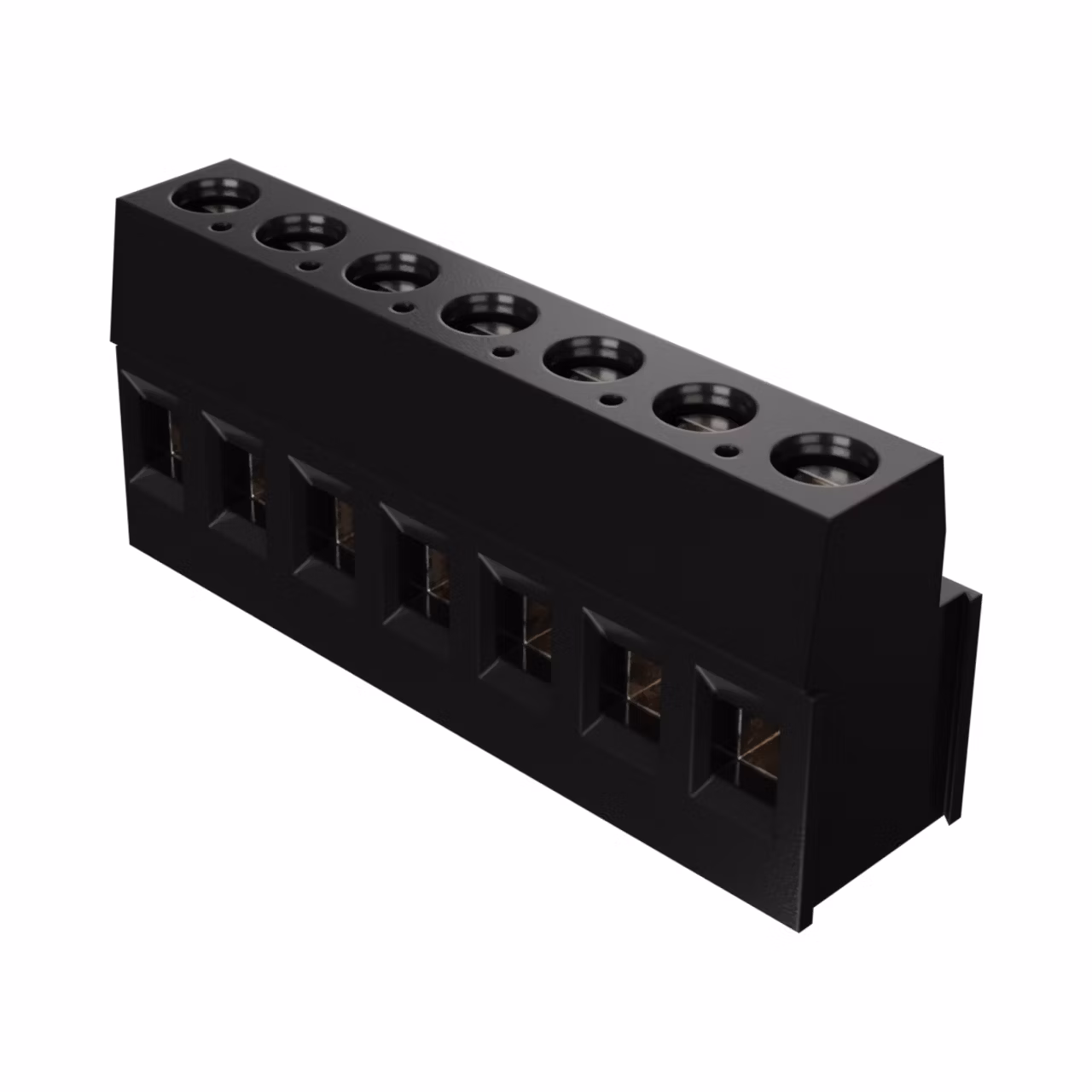 5.08mm Pitch Horizontal Fixed Mount PCB Terminal Block, 7 Circuits for sale