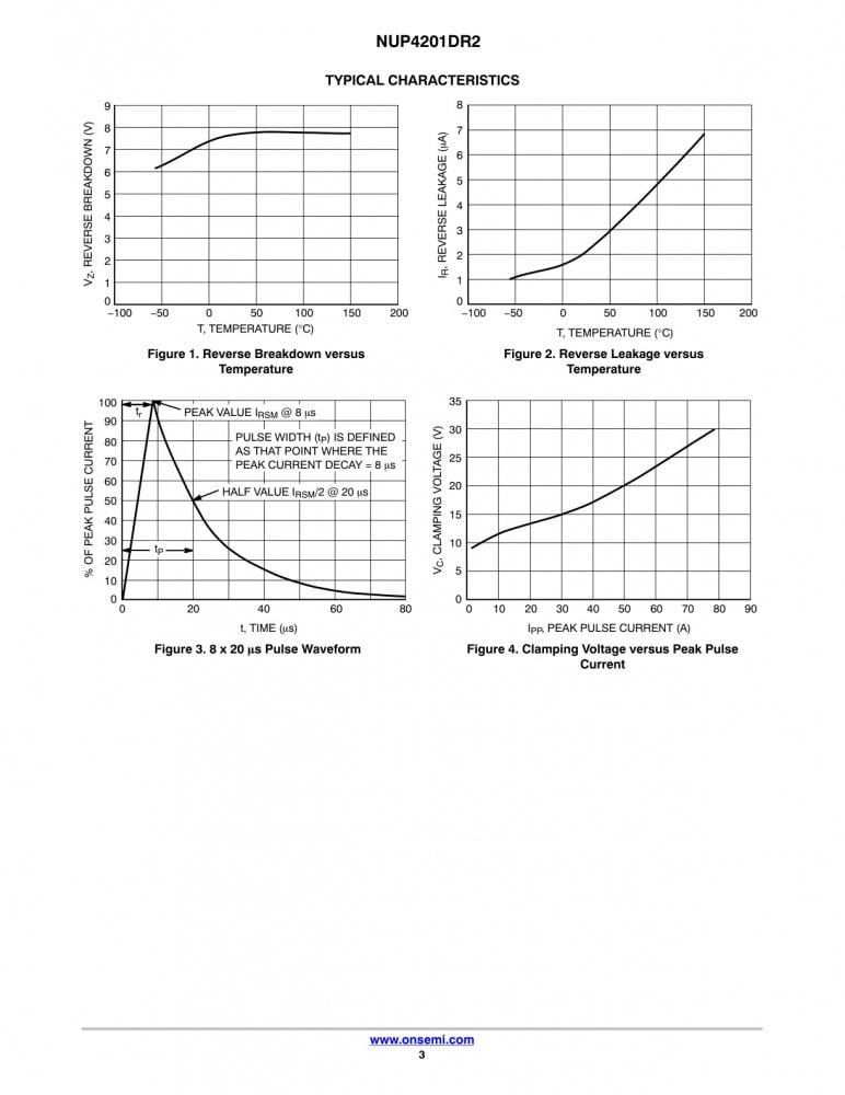 NUP4201DR2G datasheet page 3