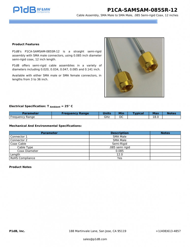 P1CA-SAMSAM-085SR-12 product document visual