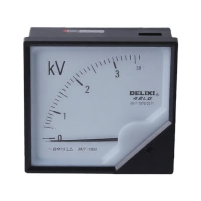 Delixi Electric 42L6V15KVD100V Analog Voltmeter Chip for Precise Voltage Measurement