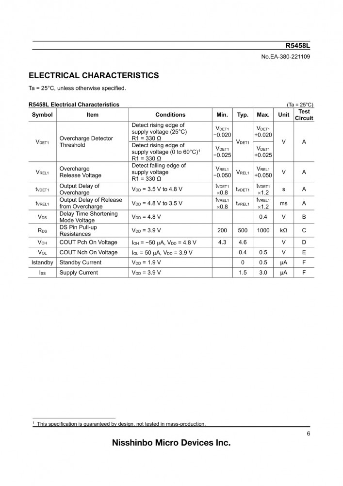 R5458L technical document page 6