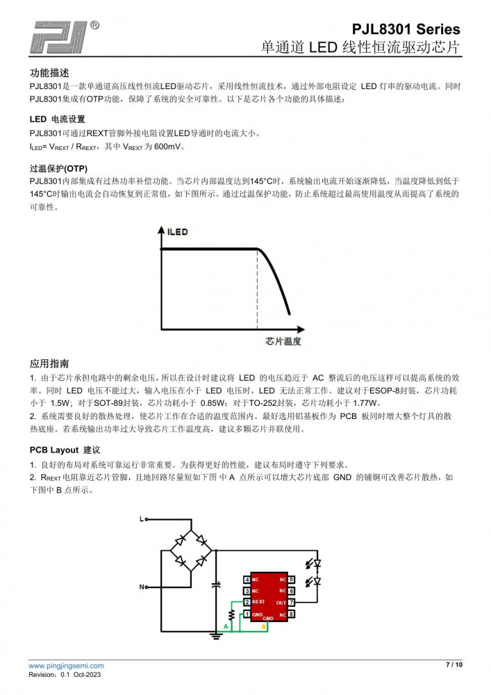 PJL8301SQ datasheet page 7
