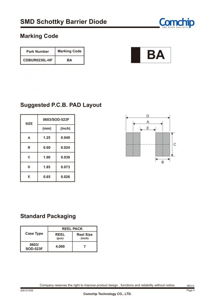 CDBUR0230L-HF datasheet page 4