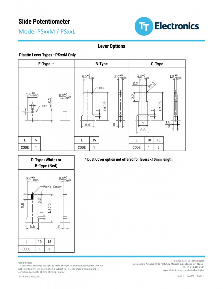 PS45M family document page 5