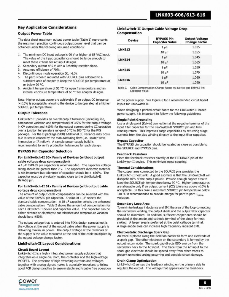 LNK615DG datasheet page 5