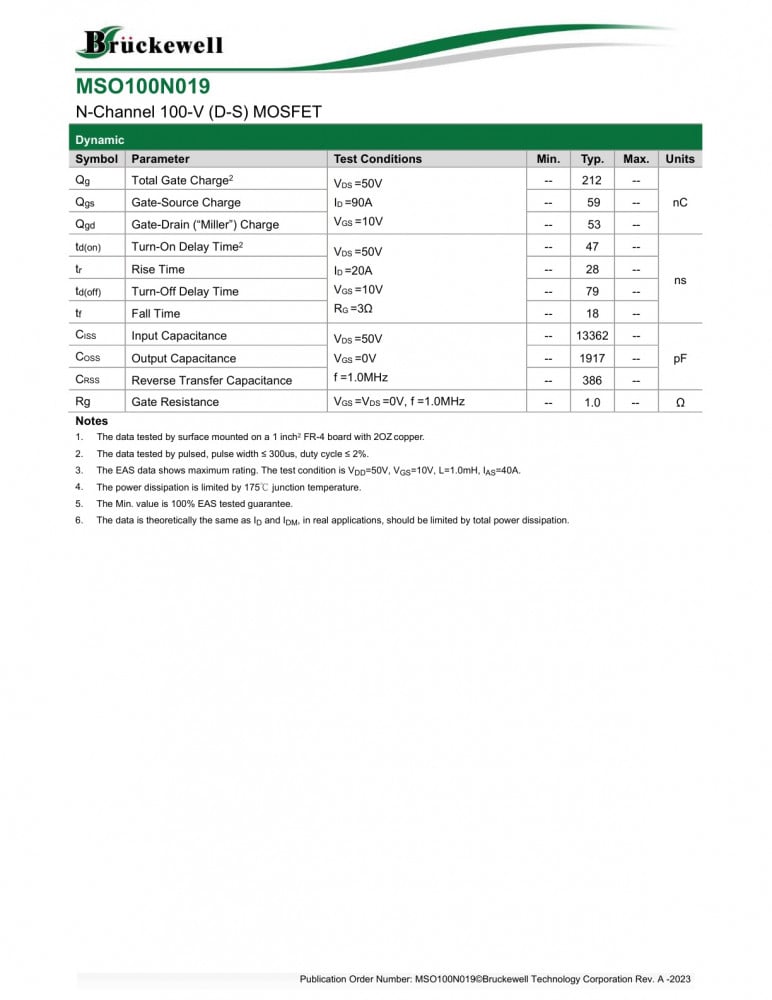 MSO100N019 datasheet page 3