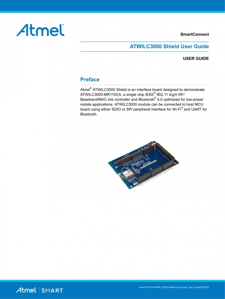 ATWILC3000-SHLD user guide page 1