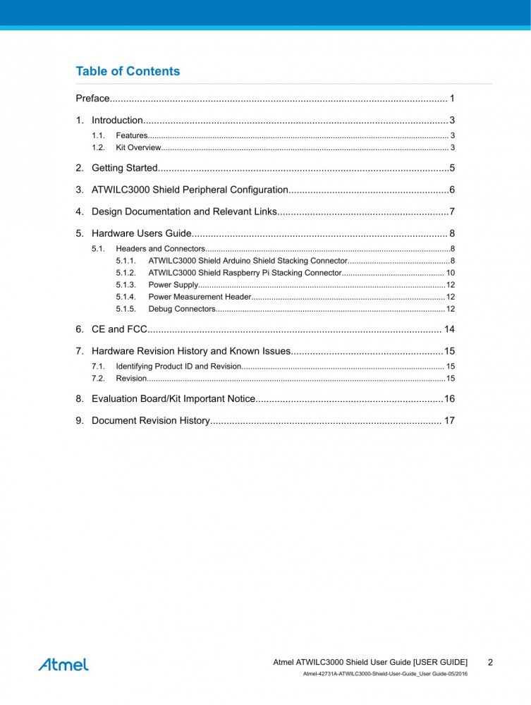 ATWILC3000-SHLD user guide page 2