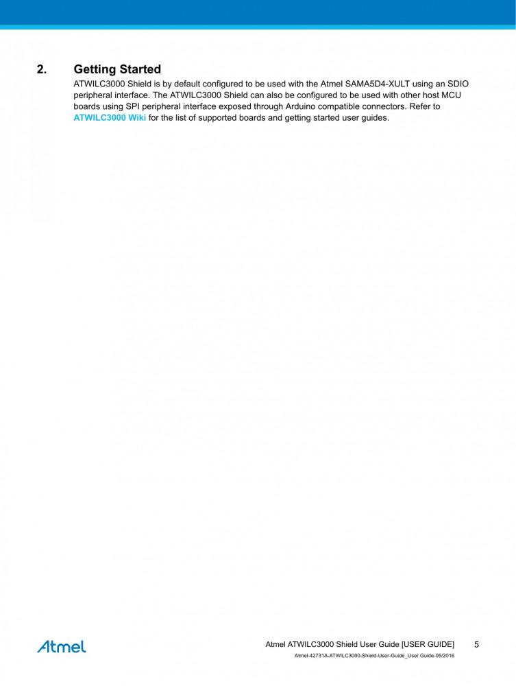 ATWILC3000-SHLD user guide page 5