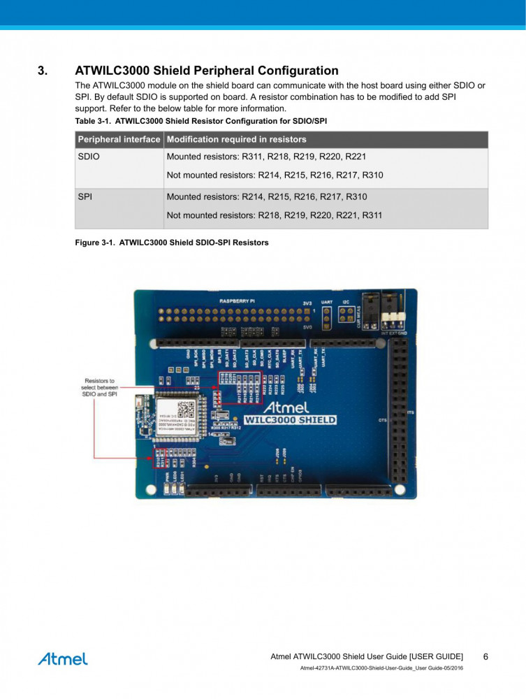 ATWILC3000-SHLD user guide page 6