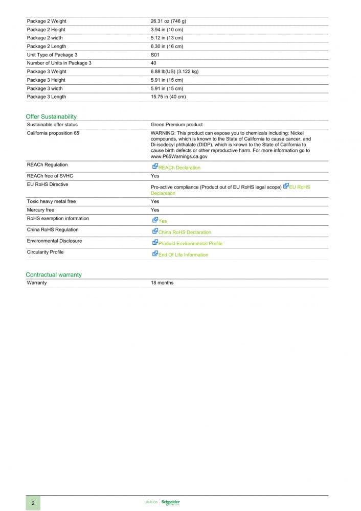 ZA2BS944 technical document page 2