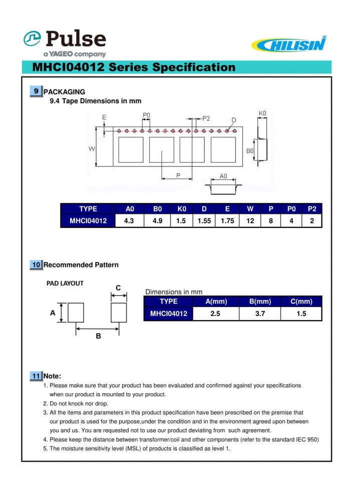 MHCI04012-R60M-R8L specification page 7