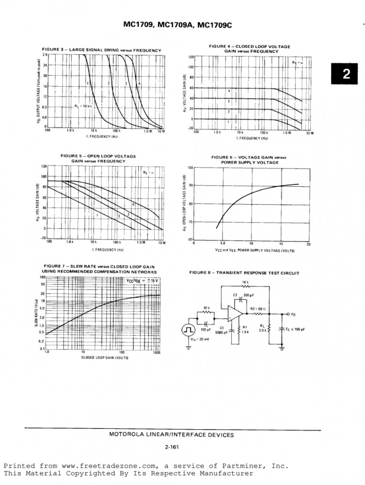 MC1709 datasheet page 4