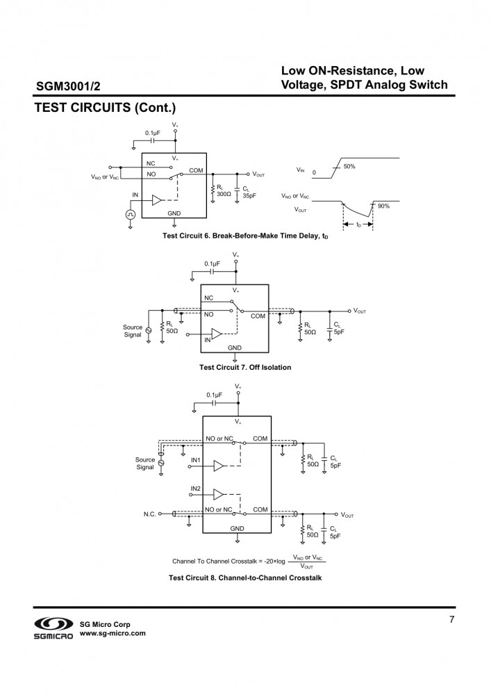 SGM3001 datasheet page 7