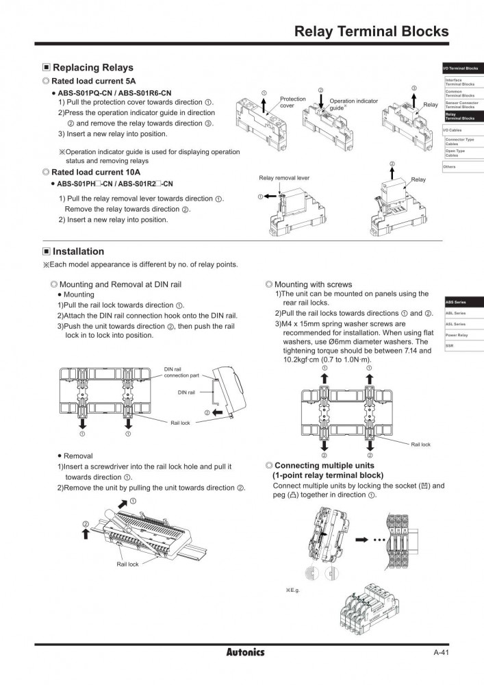 ABS Series documentation page 6