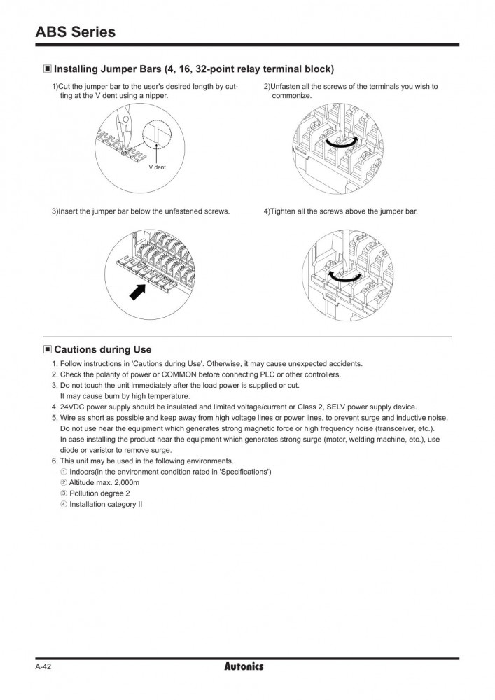 ABS Series documentation page 7