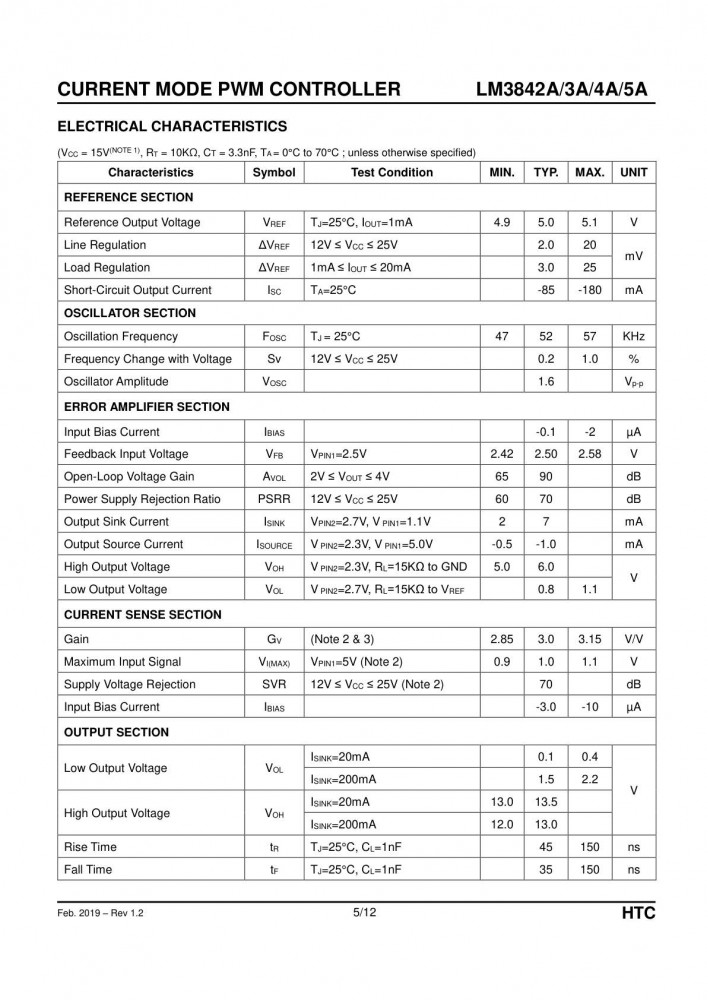 LM3843AN datasheet page 5