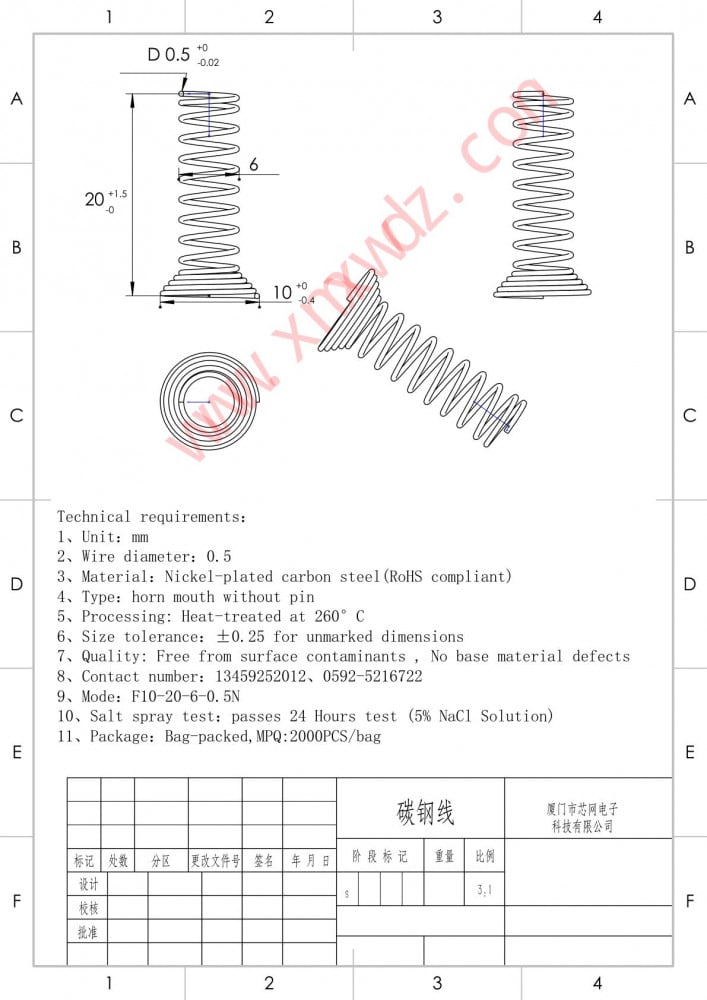 F10-20-6-0.5N technical document preview