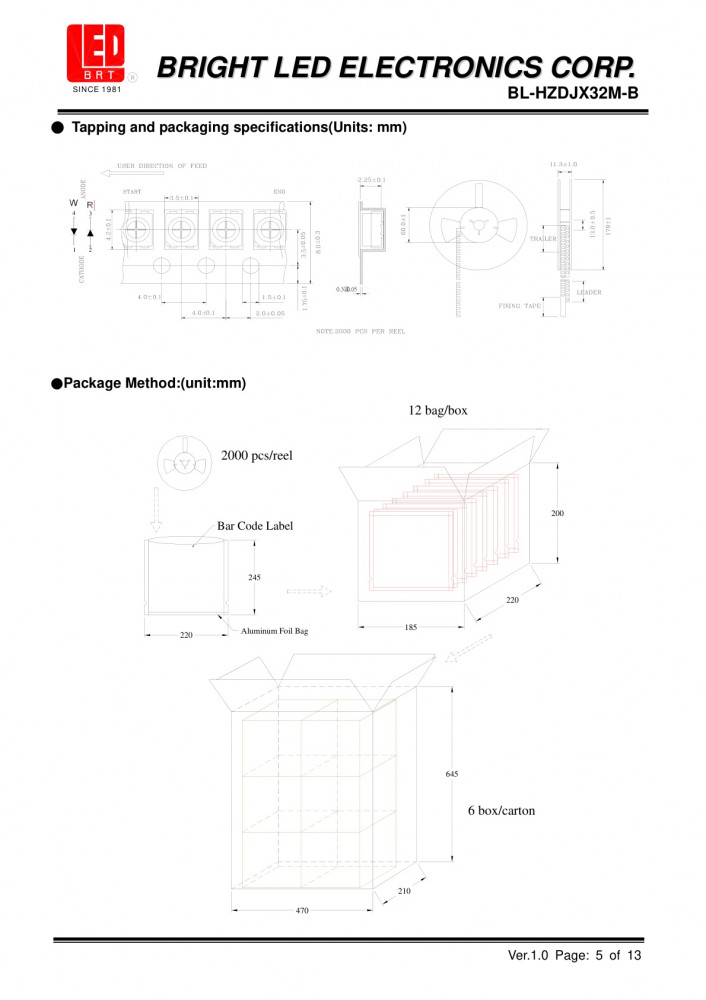 BL-HZDJX32M-B datasheet page 4