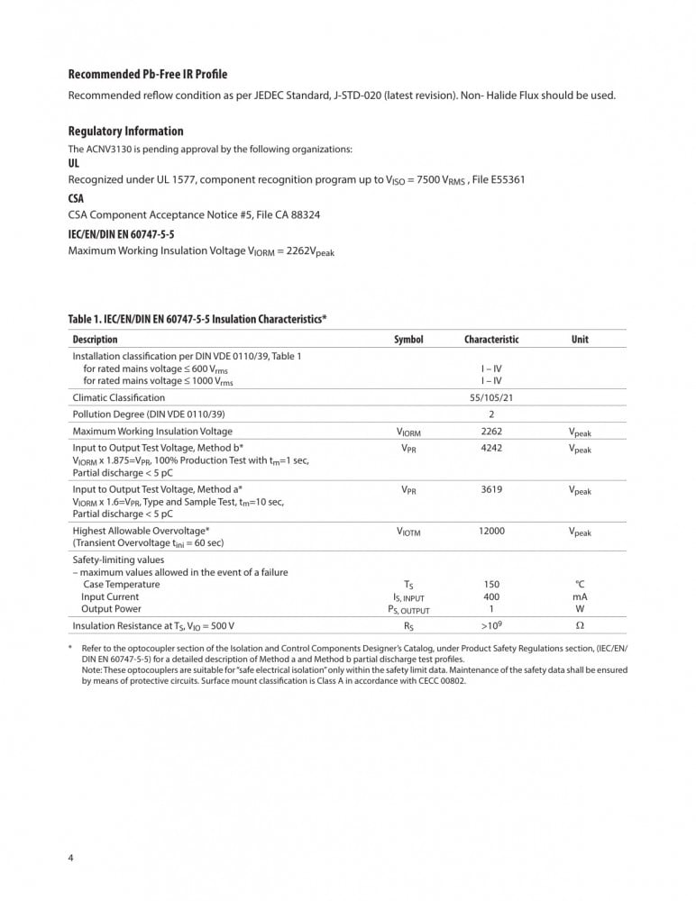 ACNV3130-300E datasheet page 4