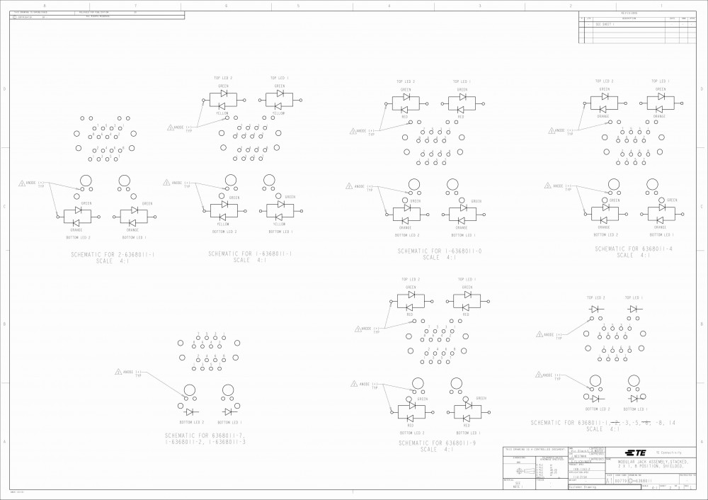 TE Connectivity 1-6368011-2 drawing page 2
