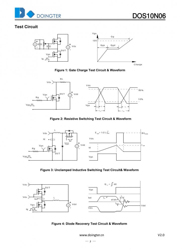 DOS10N06 datasheet page 3
