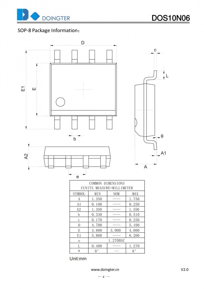 DOS10N06 datasheet page 4