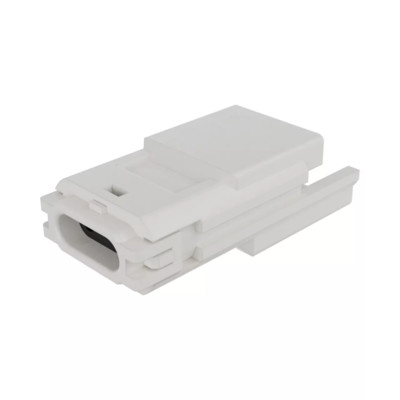 Mizu-P25 5.00mm Pitch Waterproof Wire-to-Wire Plug Housing for AVSS 0.3, 2 Circuits, White for sale