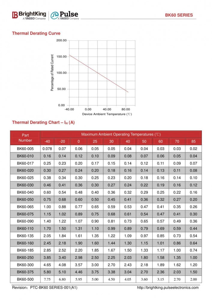 Brightking BK60 datasheet page 5