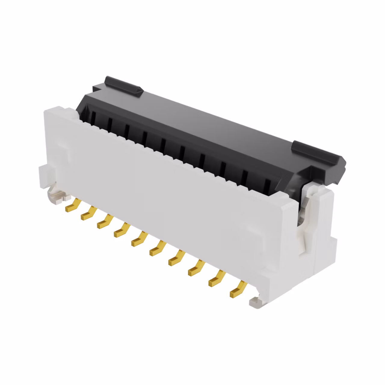 Easy-On FFC/FPC Connector, 0.50mm Pitch, V-Flip Series, Vertical, 4.05mm  Height, 19 Circuits, Copper Alloy, 125°C Operating Temperature, Gold Plating for sale
