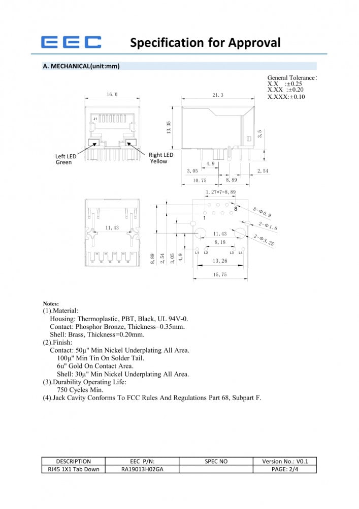 RA19013H02GA specification page 3