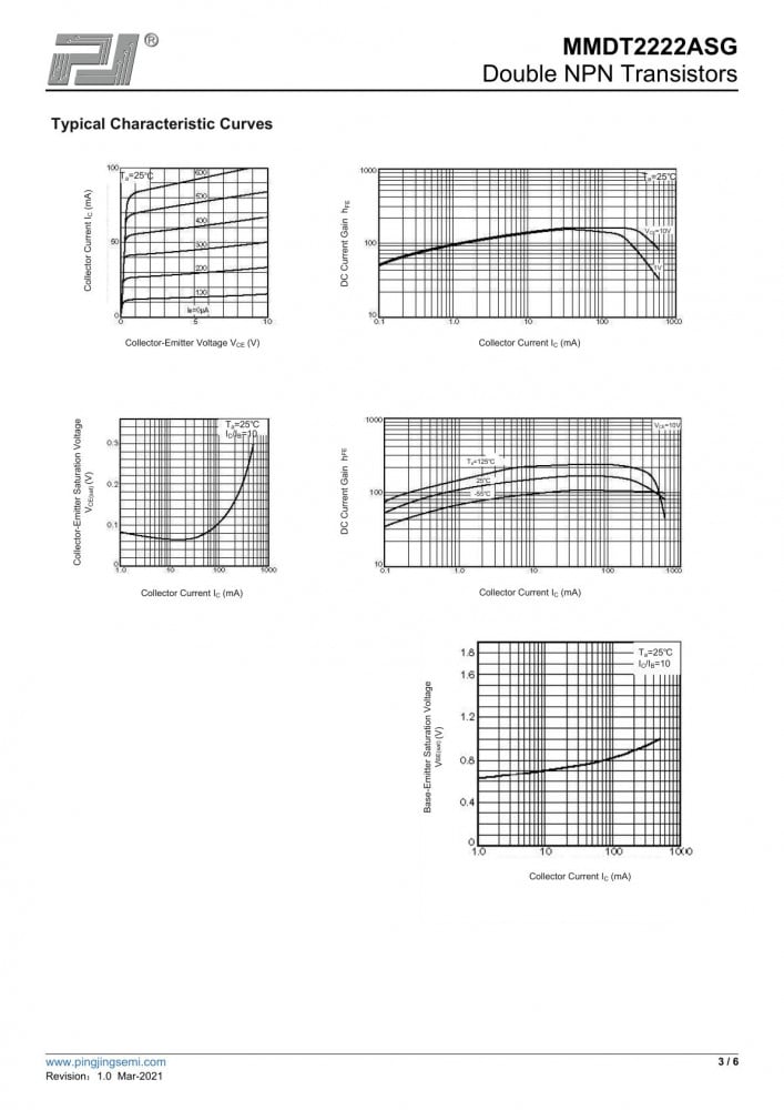 MMDT2222ASG datasheet page 3