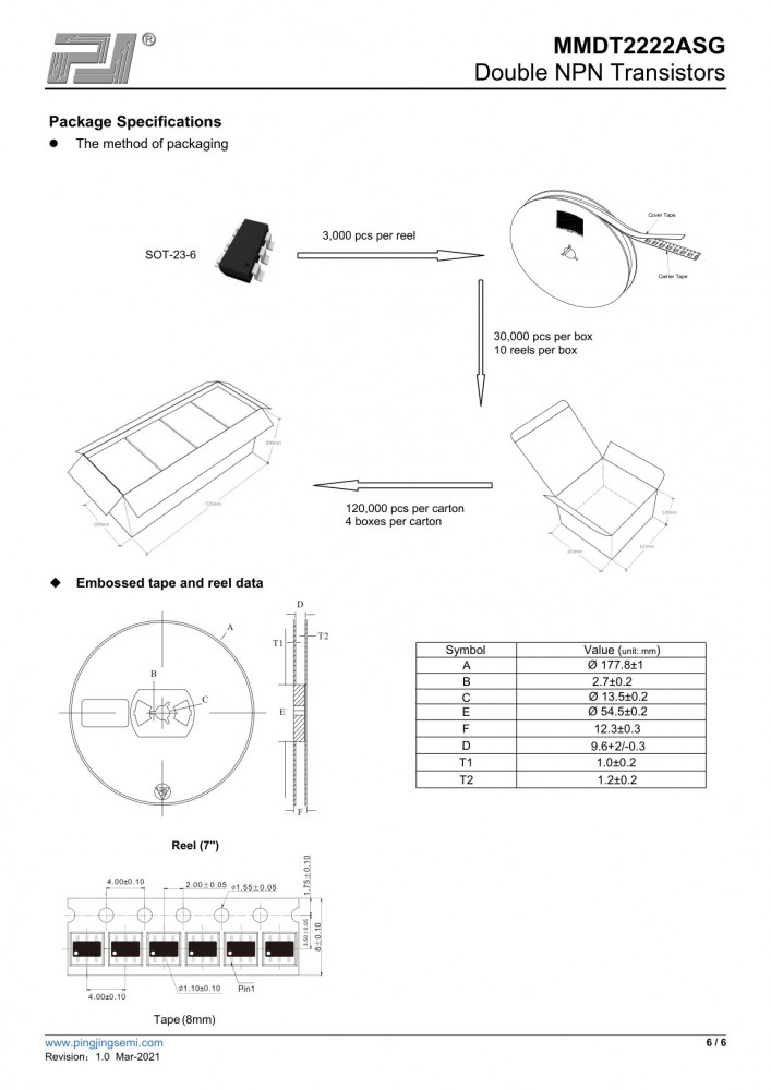 MMDT2222ASG datasheet page 6