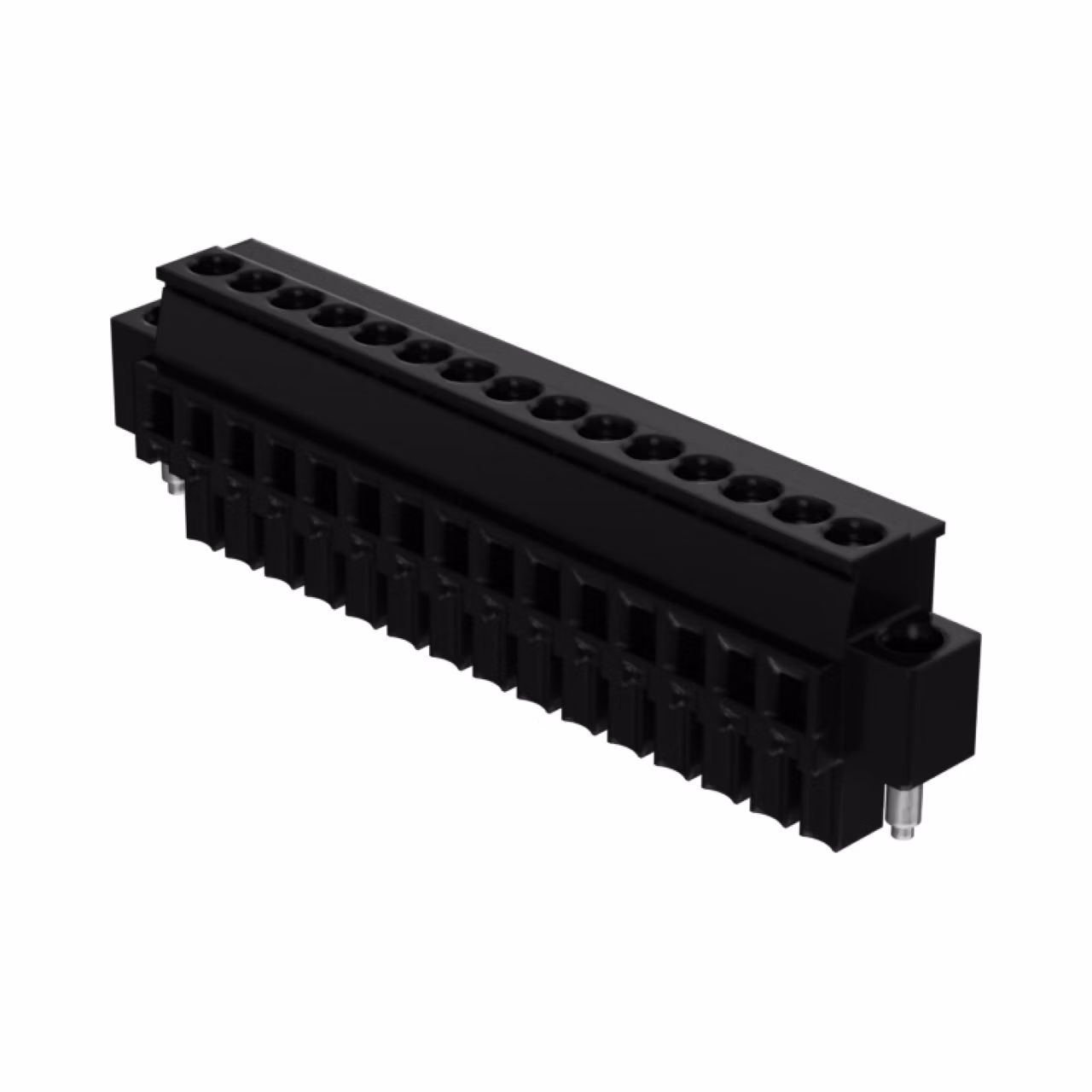 3.81mm Pitch Eurostyle Vertical Plug, with Retention Screws, Rear Wire Entry, 15 Circuits for sale