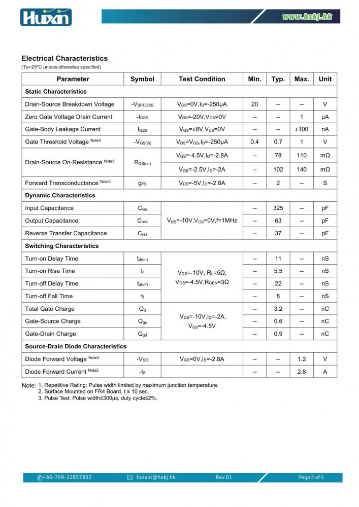 BC2301 datasheet page 2