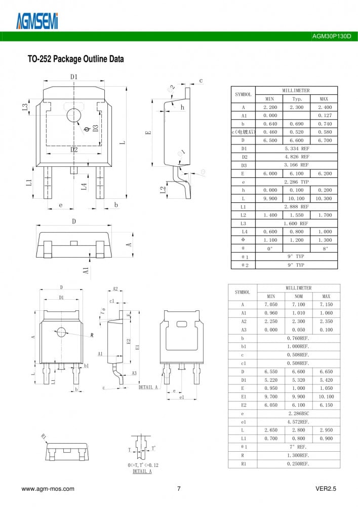 AGM30P130D datasheet page 7