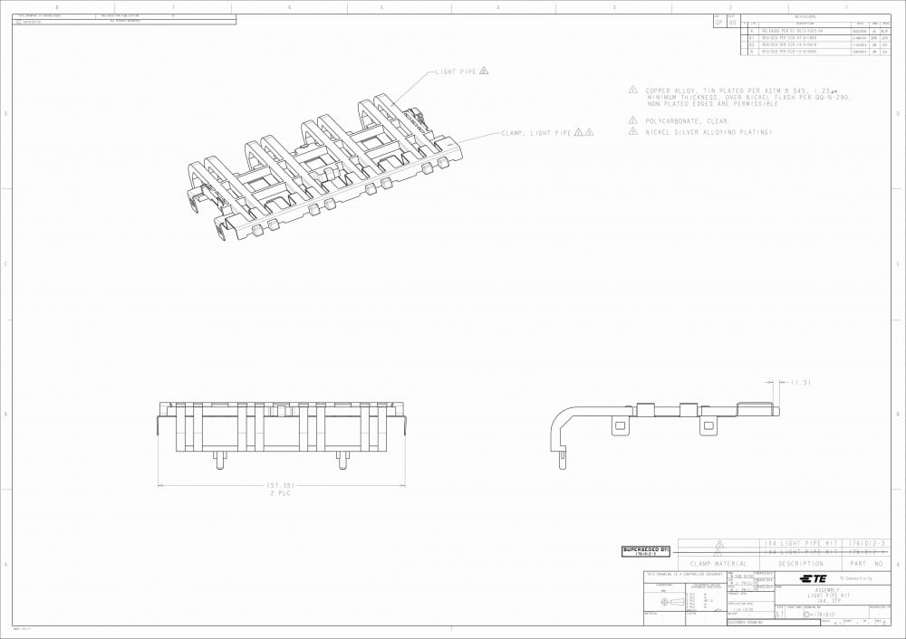 TE Connectivity 1761012-3 controlled drawing preview