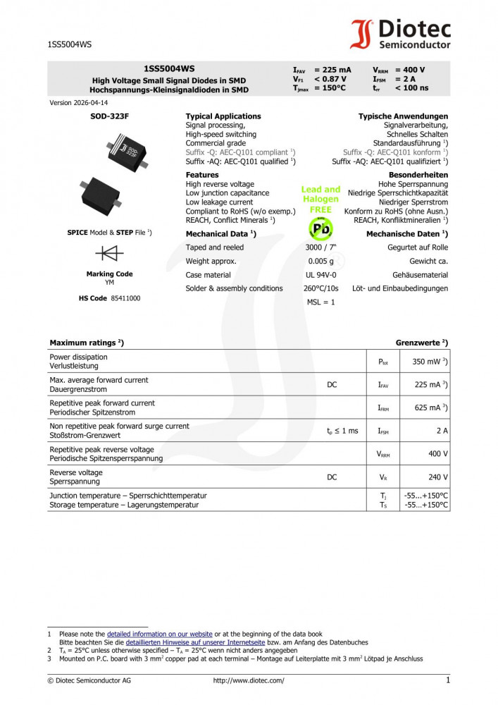 1SS5004WS document page 1